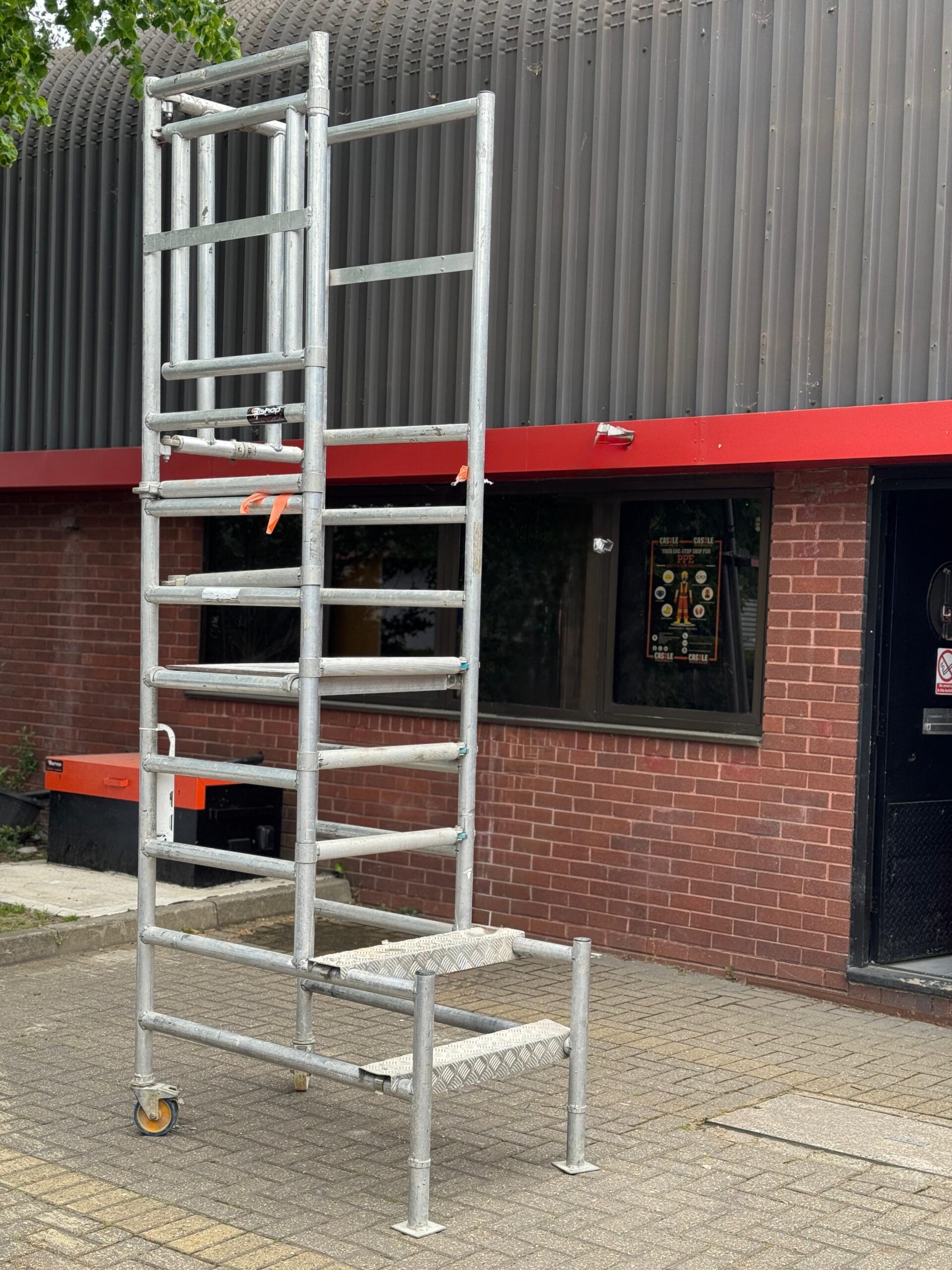3m Long Platform Podium Steps - Bishop Plant Hire